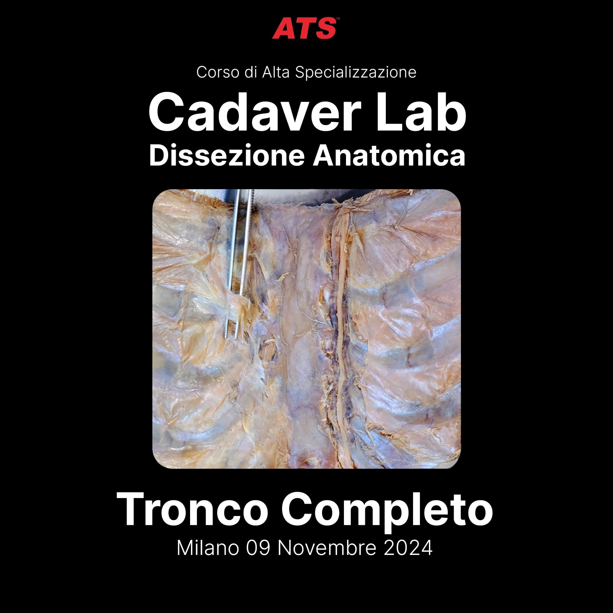 Corso Dissezione Anatomica - Cadaver Lab | Istituto ATS